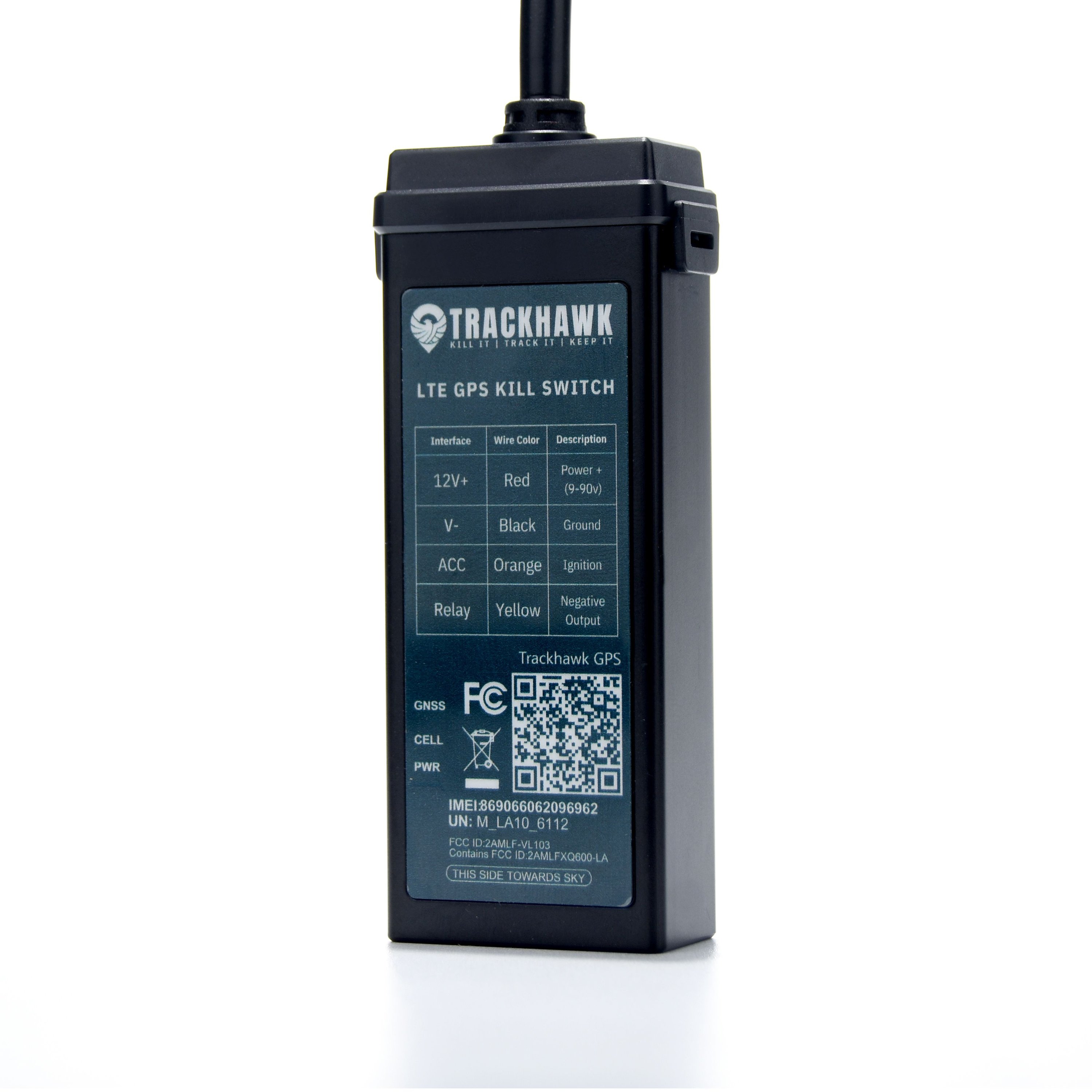 GPS Kill Switch Tracker | 4G LTE Hardwired | Trackhawk GPS